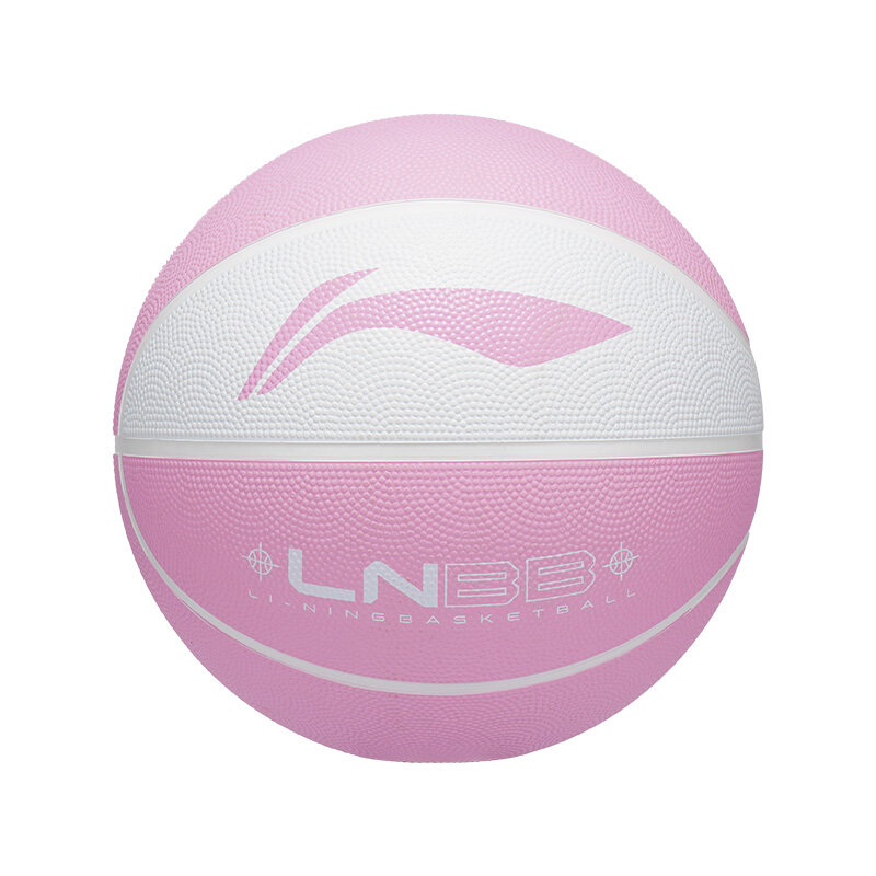 Баскетбольный мяч унисекс Li Ning Rubber Basketball тренировочный, соревновательный, версия CN, размеры 5,6,7