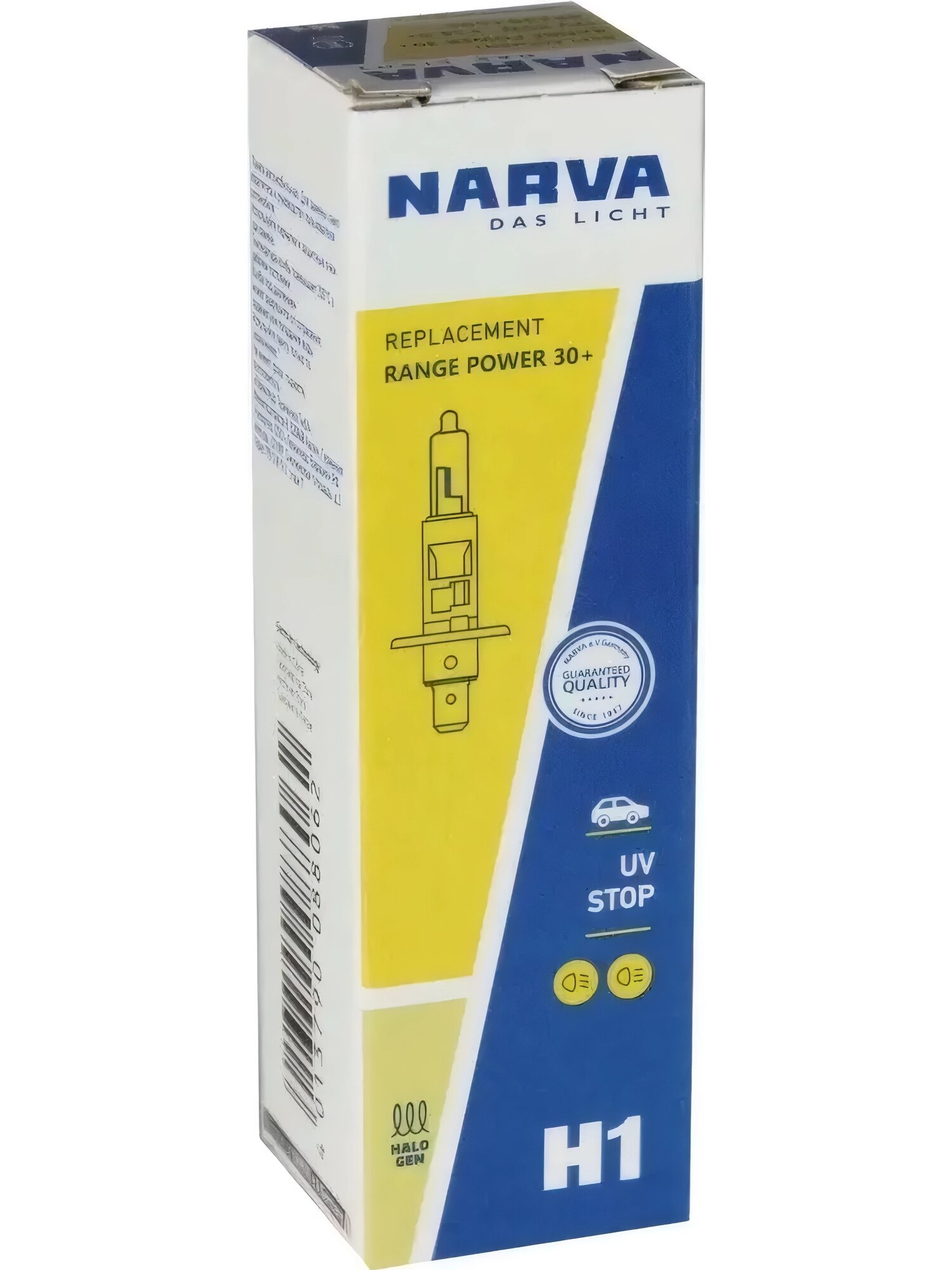 Галогенная лампа NARVA RANGE POWER +30% H1 12V 55W (48330)