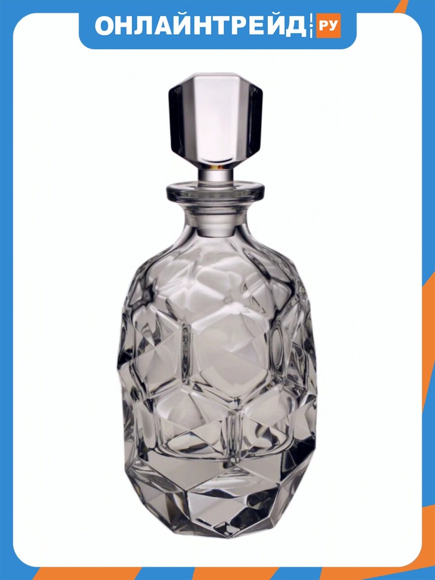 Штоф Crystal Bohemia LUNAR, 800 мл, хрусталь