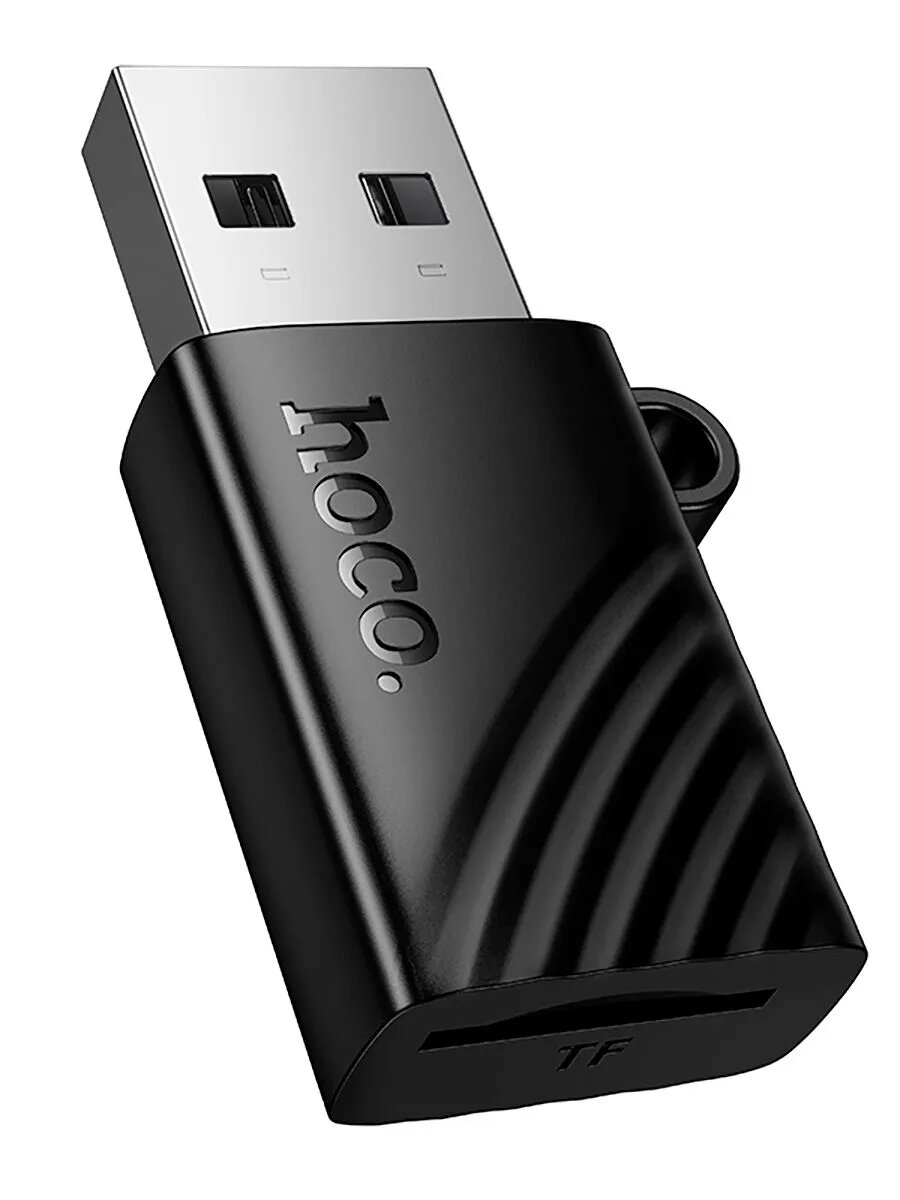 Картридер Hoco HB53 USB to microSD (TF 2.0) для компьютеров и ноутбуков