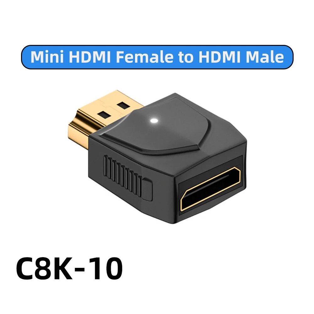 Мини HDMI-HDMI 2.1 кабель-адаптер 8K60Гц C8K-10