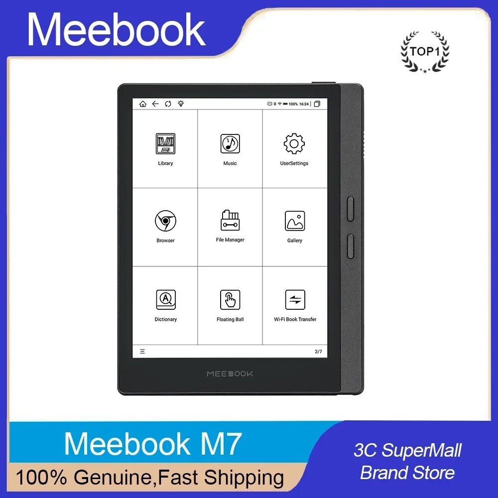 Электронная книга Meebook M7 6,8 дюйма Только устройство для чтения электронных книг