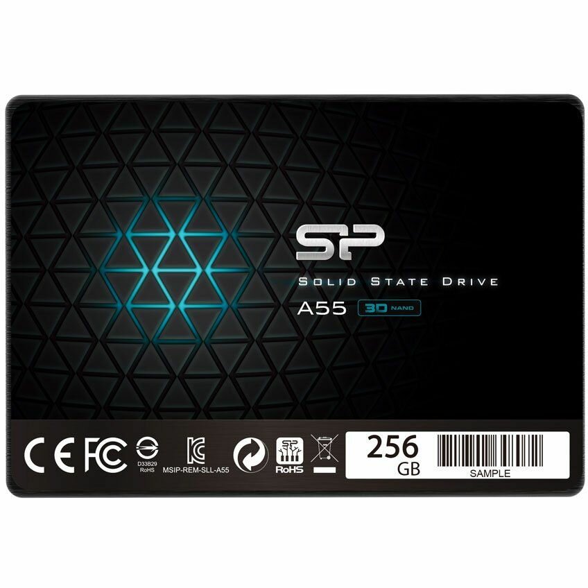 SSD-накопитель Silicon Power SP256GBSS3A55S25 256 ГБ 2.5" SATA III