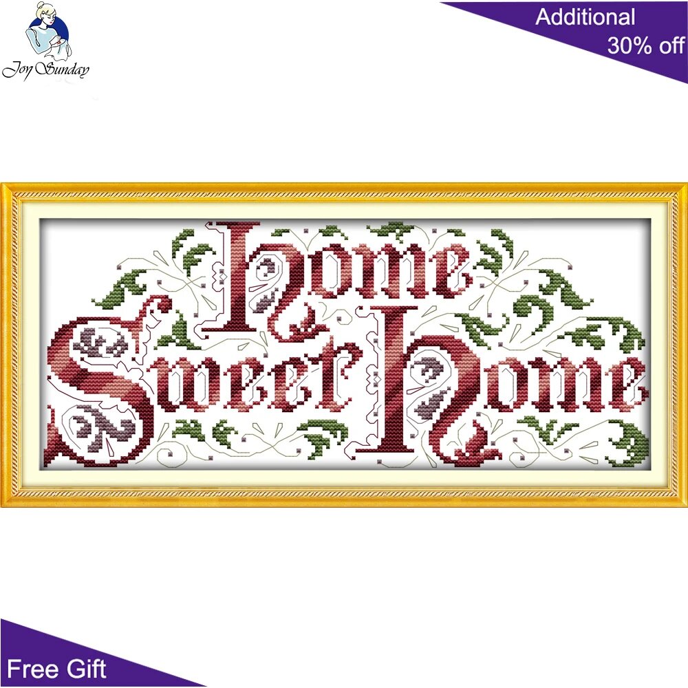 Наборы для вышивания крестом Joy Sunday Sweet Home 14CT Stamped product