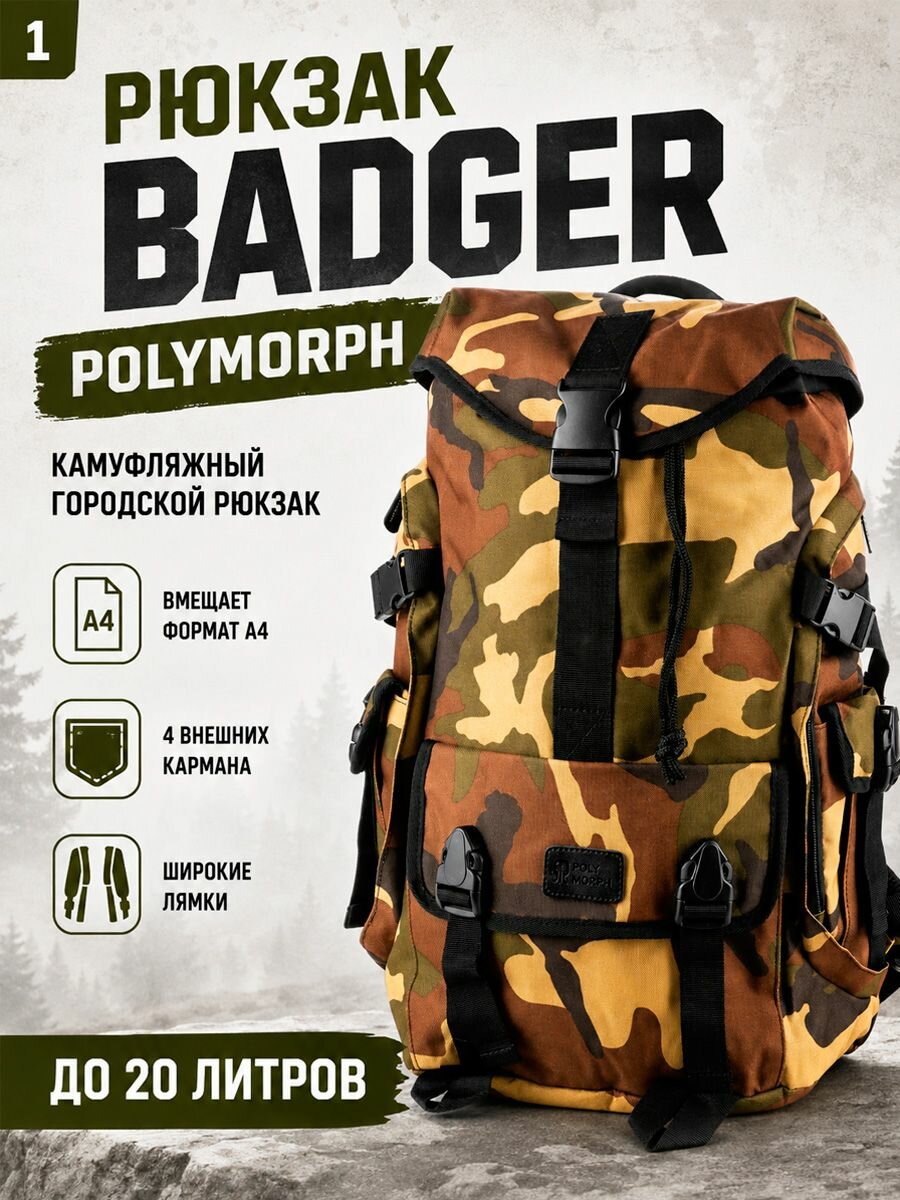 Рюкзак Polymorph Badger