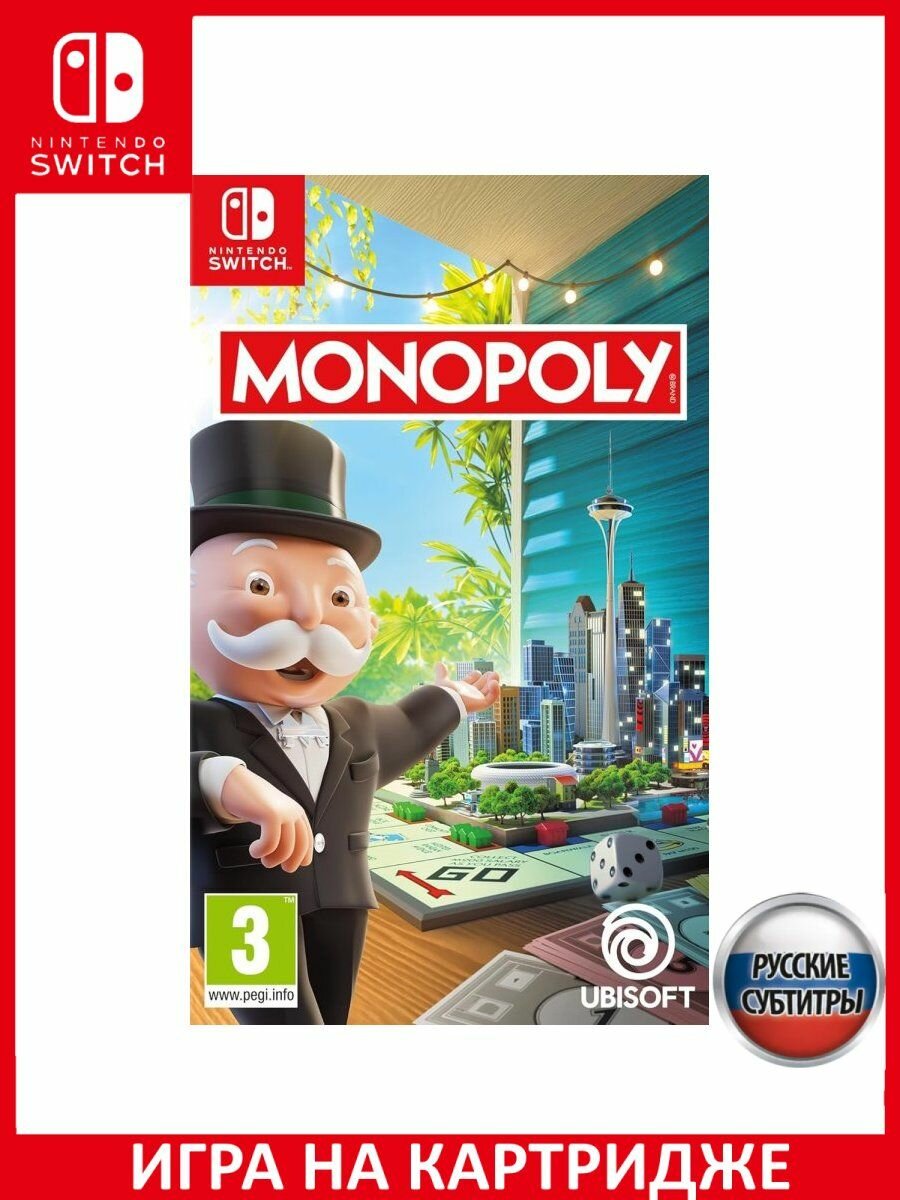Игра Monopoly (Монополия) 2024 Switch Русская Версия Картридж на Nintendo Switch