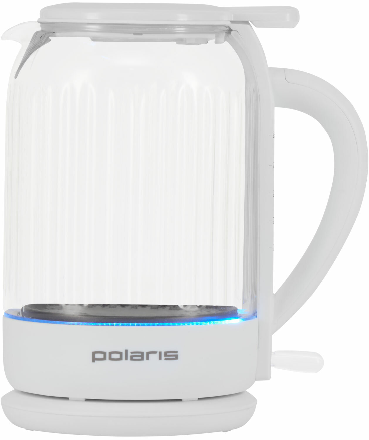 Чайник электрический Polaris PWK 0701CGL Water Way Pro, белый