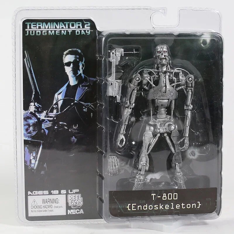 NECA Терминатор 2: T-800 Endoskeleton, серый