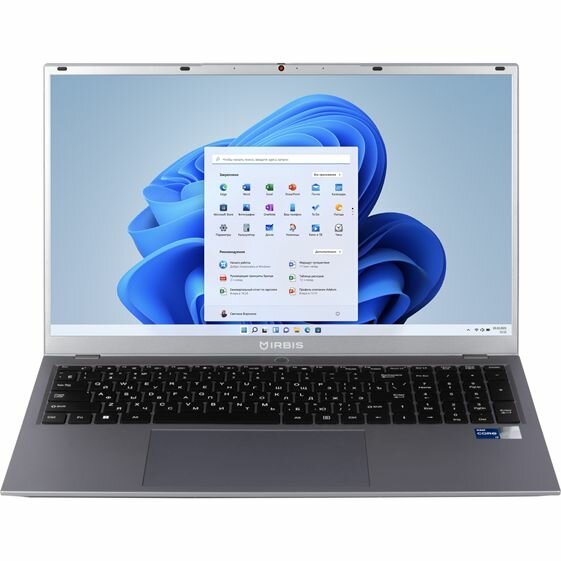Ноутбук Irbis 17NBP4504D_G2 17.3", Core i5 (12th Gen) 1235U, 16Gb, SSD 1Gb, без ОС