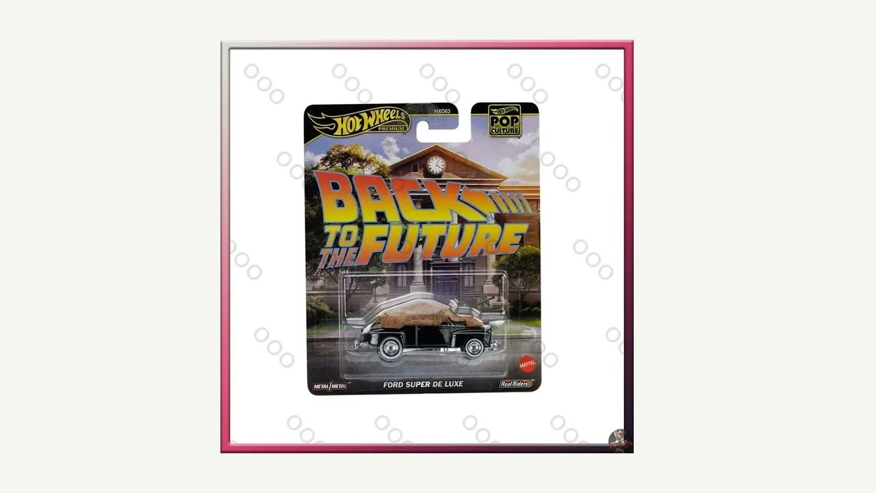 Игрушечная машинка Hot Wheels Pop Culture Back to the Future Ford Super De Luxe 1:64 — фото 1