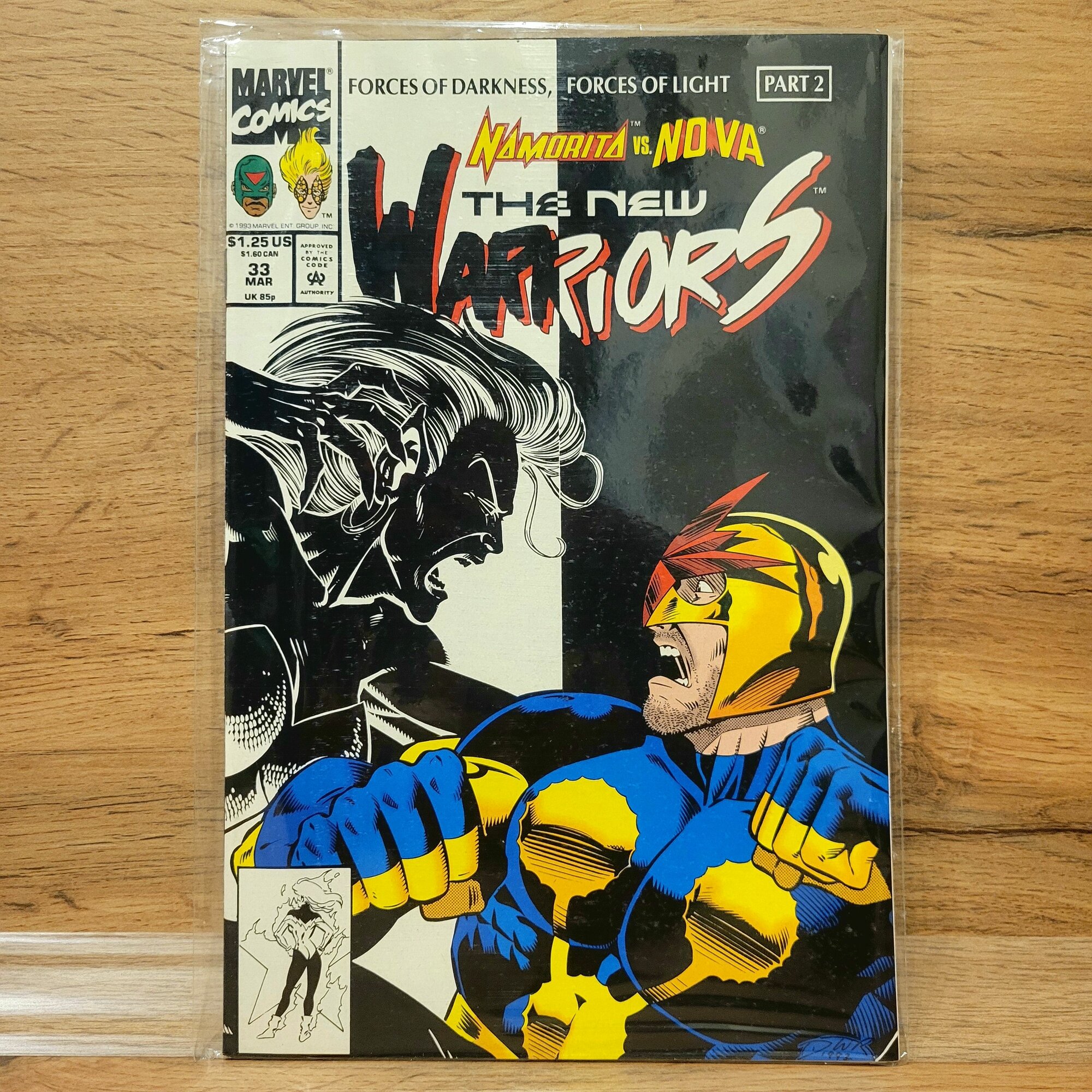 Ретро Комикс New Warriors #33. 1993 Год.