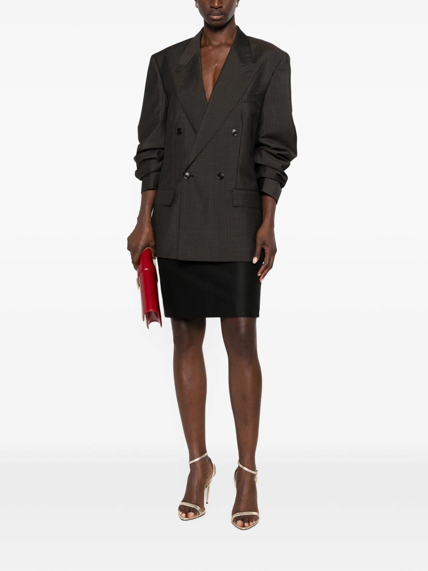 Юбка GUCCI, размер 44, black — фото 1