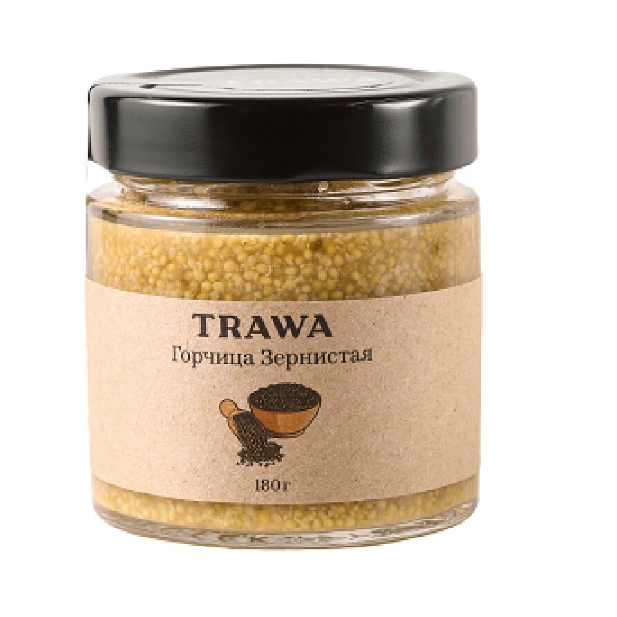 Горчица зернистая TRAWA, 180г