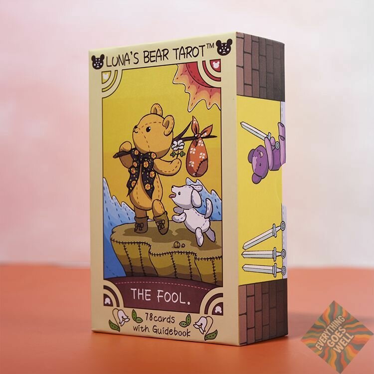 Карты таро"Luna's Bear"tarot,12X7CM — фото 1