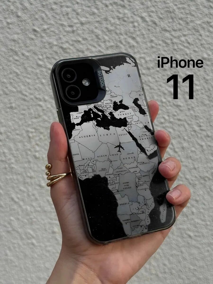 Чехол на iPhone 11 с самолетом