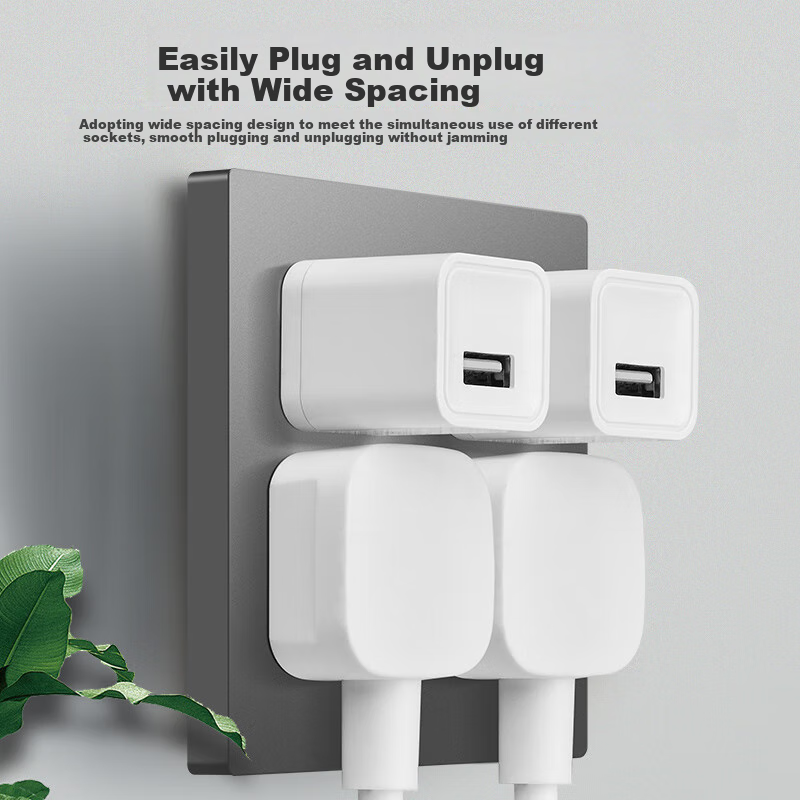 FDD Switch Socket 10A Ten-Hole Socket Two-Way Five-Hole 86-Type Concealed Socket Panel Ten-Hole 10A White — фото 1
