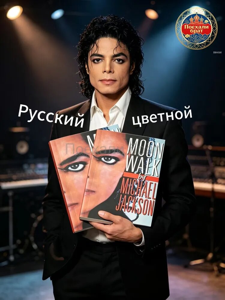 Moonwalk Русская печать "Лунная походка", черный, Цветной, 240 стр.