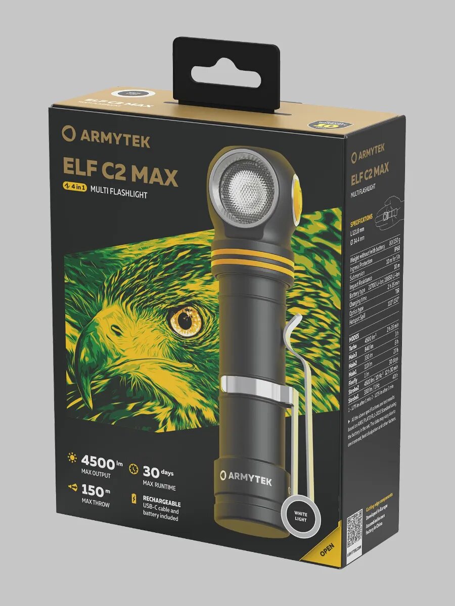 Фонарь ELF C2 MAX (Белый свет)