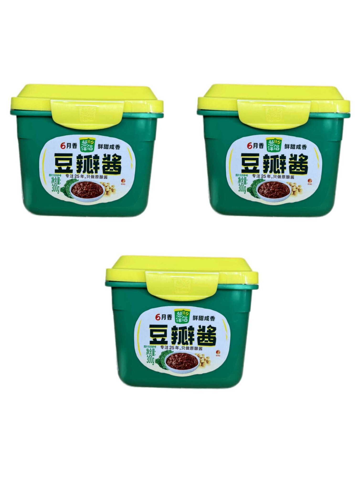 Соевая паста Liuyuexiang Soybean Paste Денджянг 300 г, 3 шт