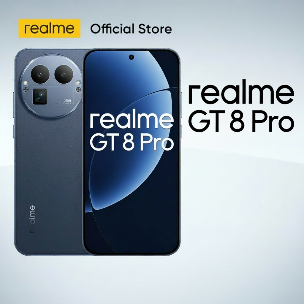 [Мировая премьера] realme GT 8 Pro Серый, 2 Colors Deco Cases, Голубой, 12ГБ, 256ГБ, 12GB 256GB Blue