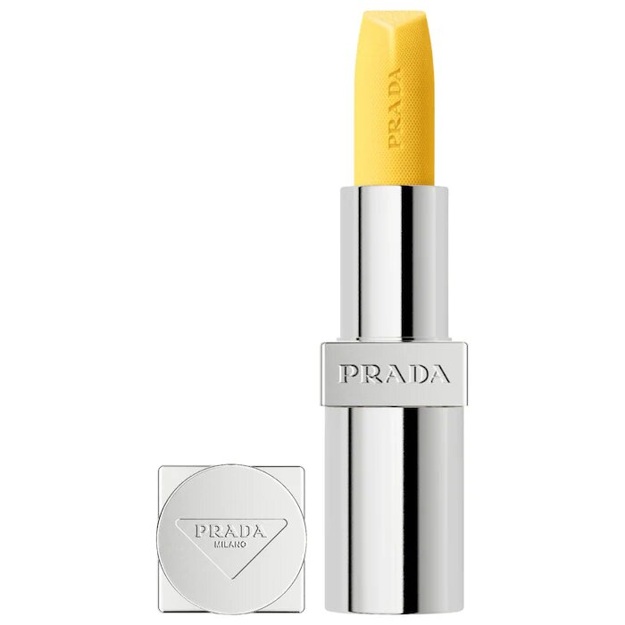 Бальзам для губ, PRADA, "Hydrating Lip Balm with Jojoba Oil", оттенок Banana Yellow, 3,8 г