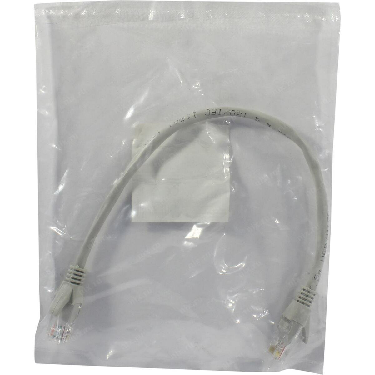 ExeGate UTP-RJ45-RJ45-5e-0.3M-GY Patch Cord UTP кат.5e, 0.3м, серый EX258663RUS — фото 1