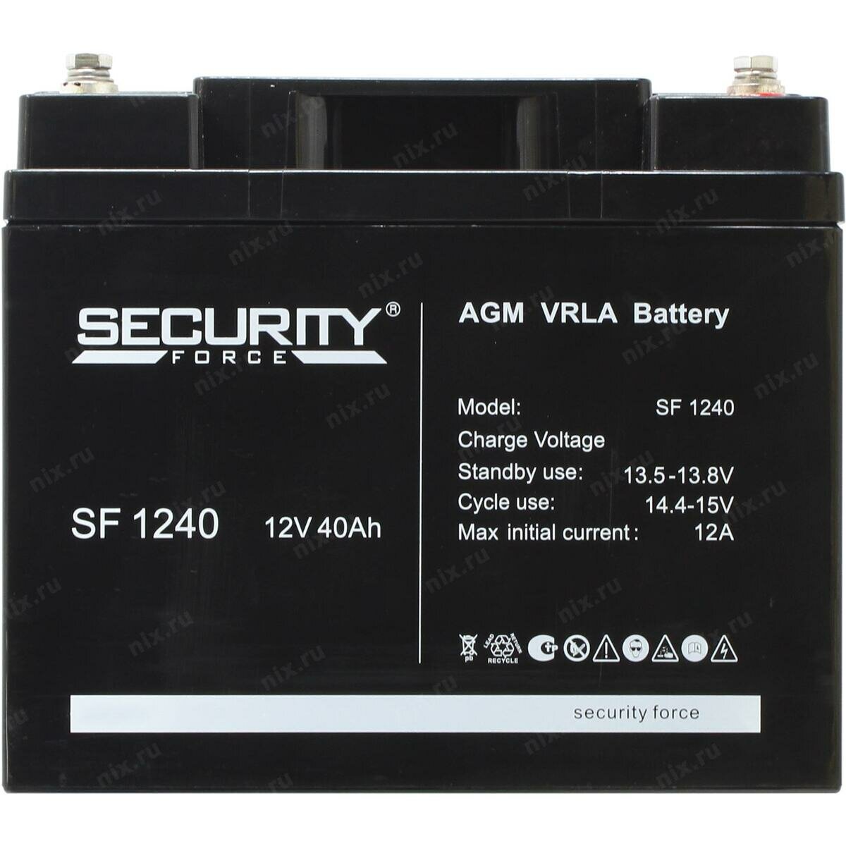 Аккумулятор Security Force SF 1240 (12V, 40Ah) — фото 1