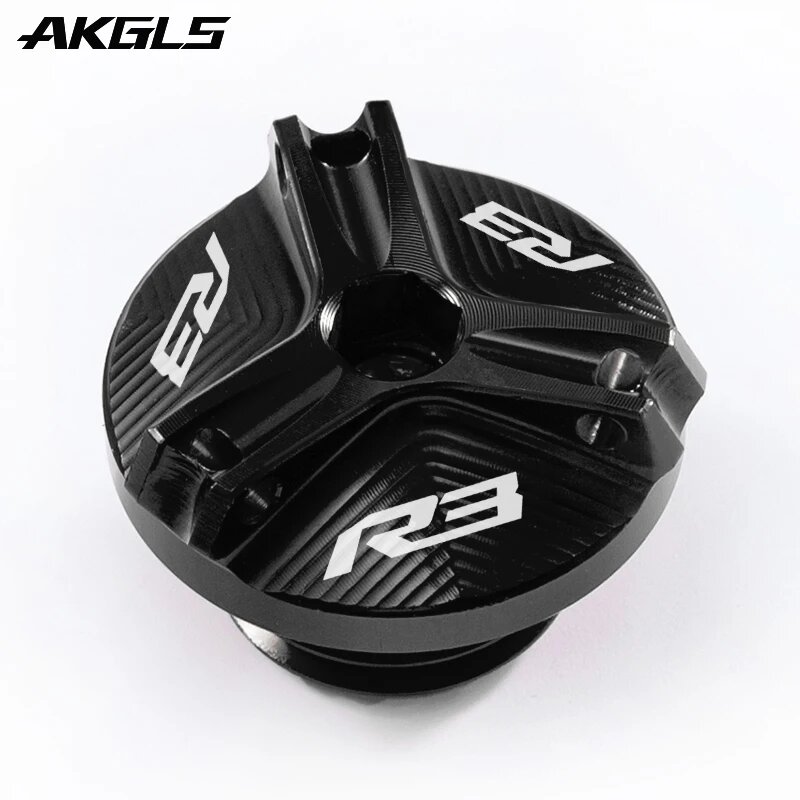 Черная крышка бачка тормозной жидкости Yamaha YZF R3 2015-2022, M27 black