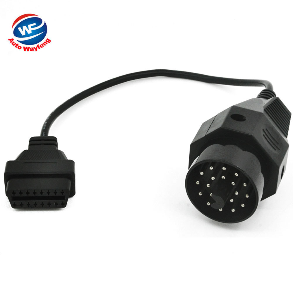 Новый адаптер OBD‑II для BMW, переходник 20‑pin на 16‑pin OBD2, диагностический кабель E36, E39, X5, Z3