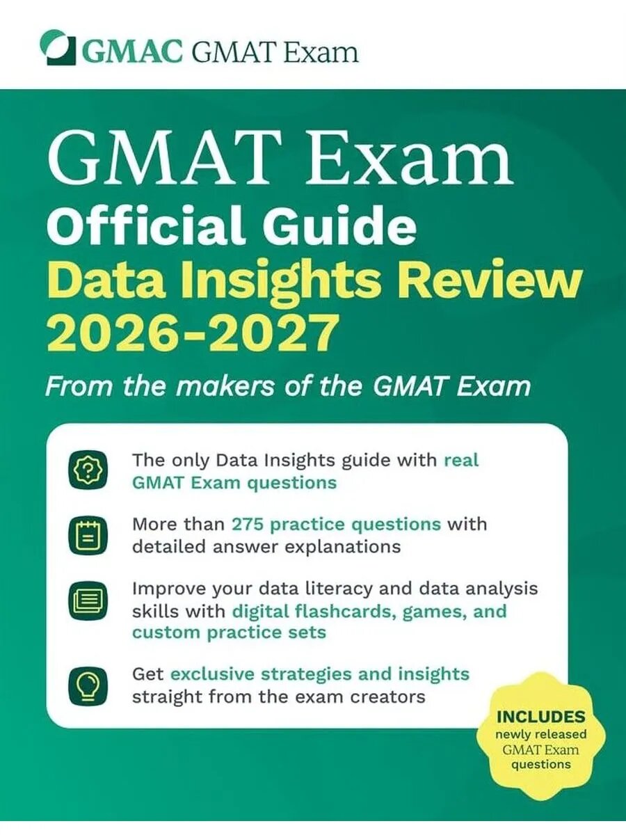 GMAT Official Guide Data Insights Review 2026 - 2027 Book