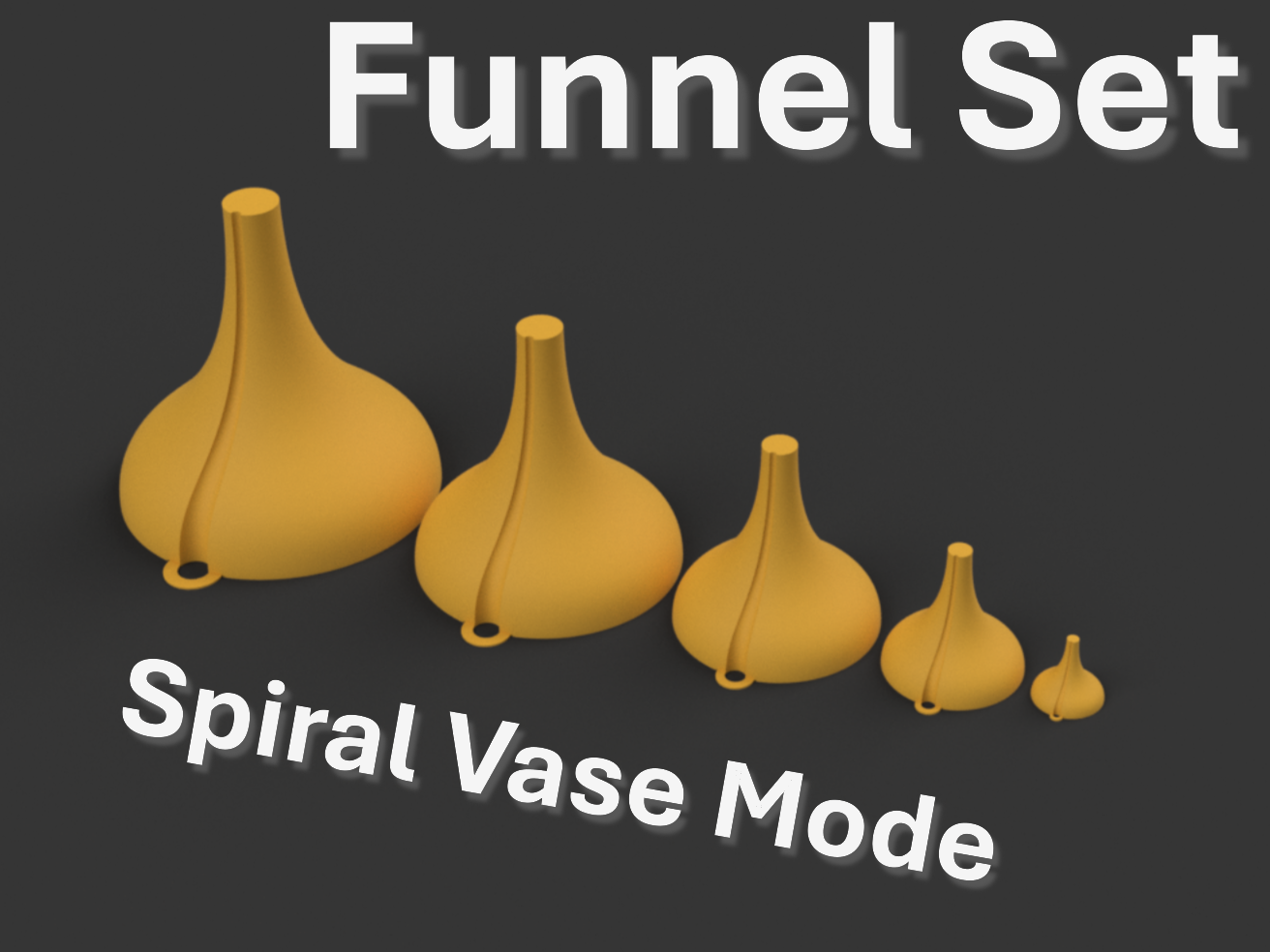 Ваза декоративная спиральная, 3D-печать, 3DOPRU арт. VASE-PR-1203756