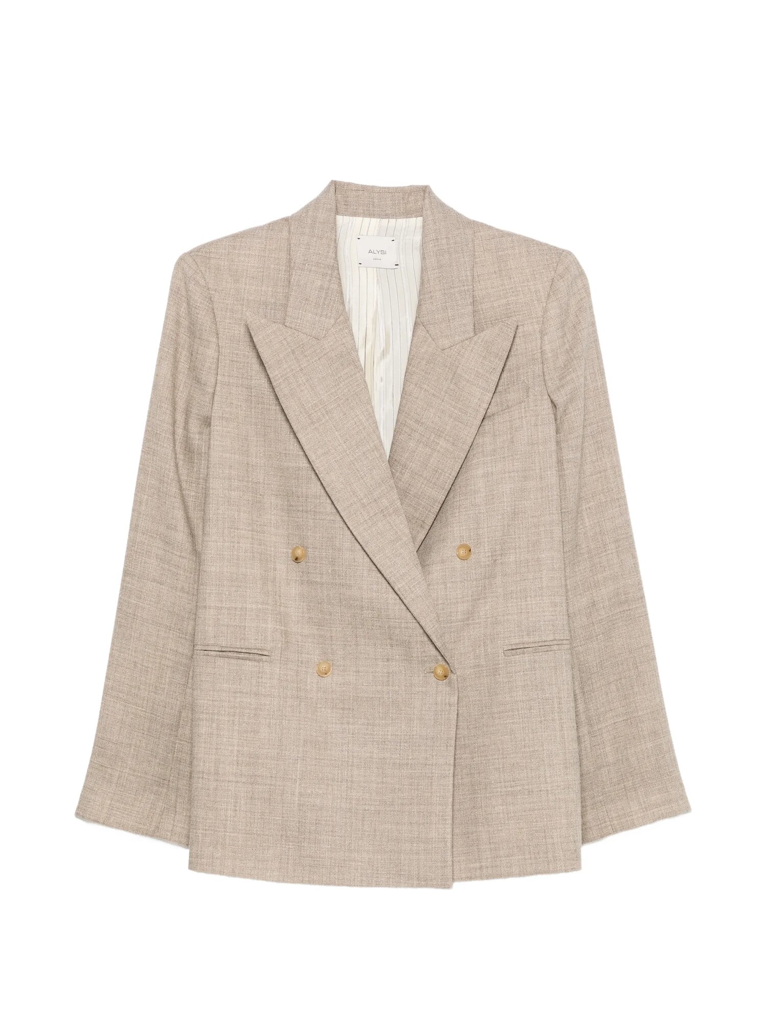 Пиджак Double-breasted peak-lapel blazer