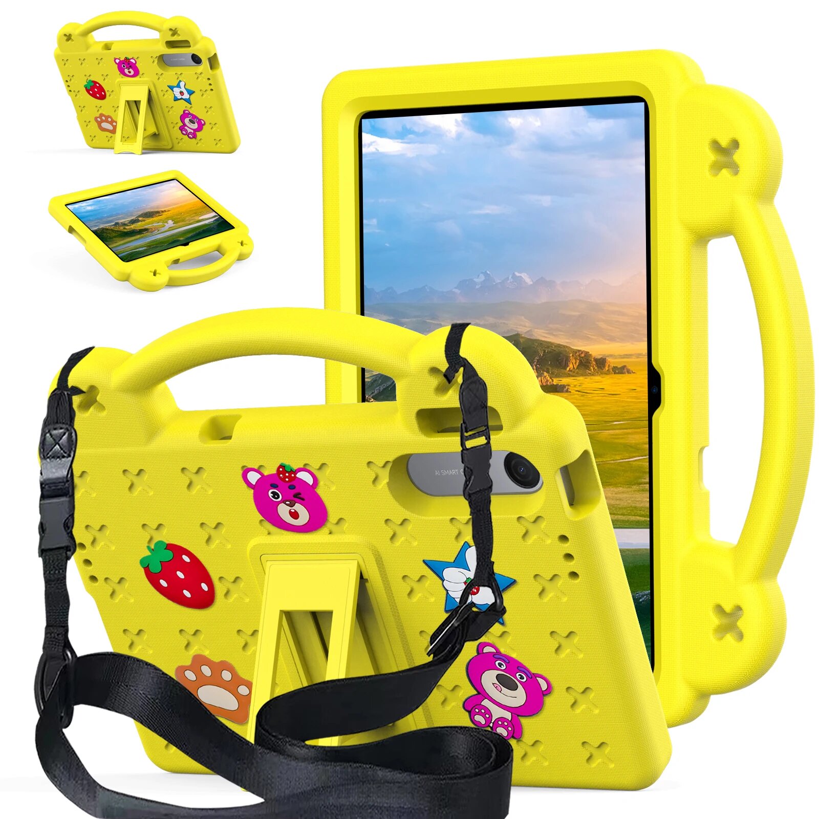 Защитный чехол EVA для Redmi Pad 2 9.7" Redmi Pad 9.7 2026, yellow-SP-202
