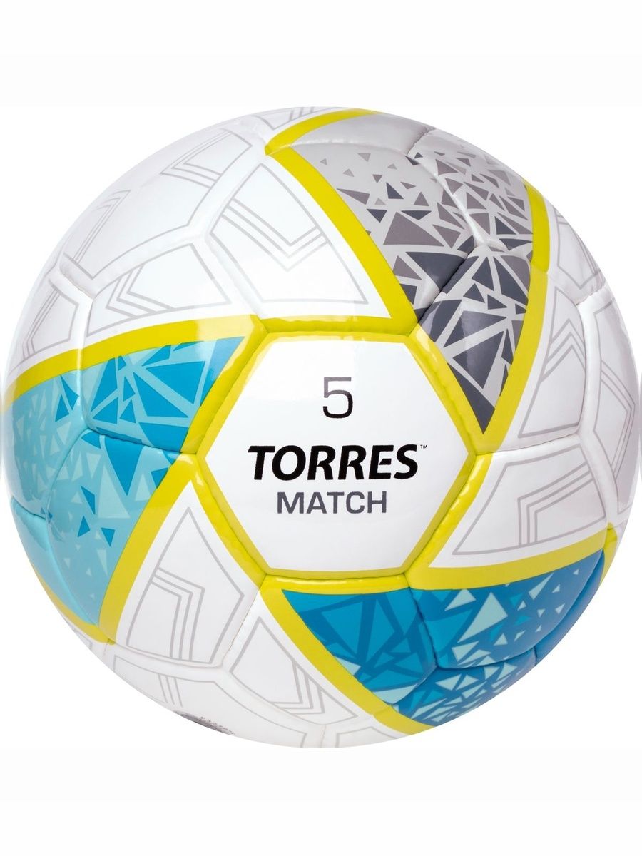Мяч футбольный TORRES Match NEW турнирный, размер 5,