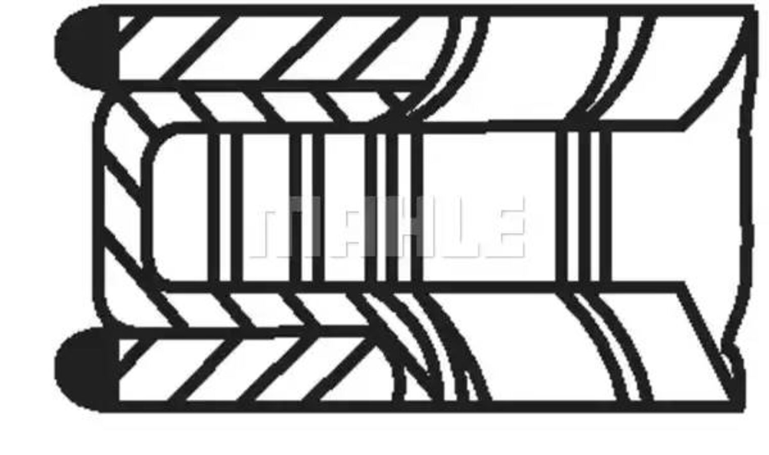 Кольца Mercedes 320-430 Mot.112113 D 89.9Мм /1.5-1.75-3/ (MAHLE/KNECHT 00114N0)