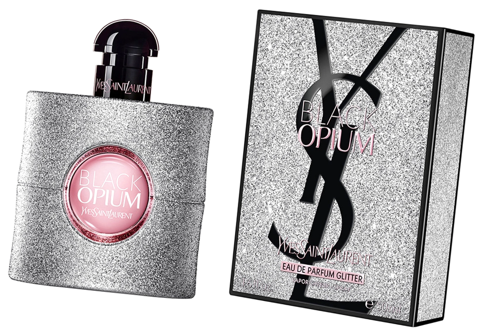 Ив Сен Лоран Блэк Опиум Глиттер 50 мл - Yves Saint Laurent Black Opium Glitter, парфюм