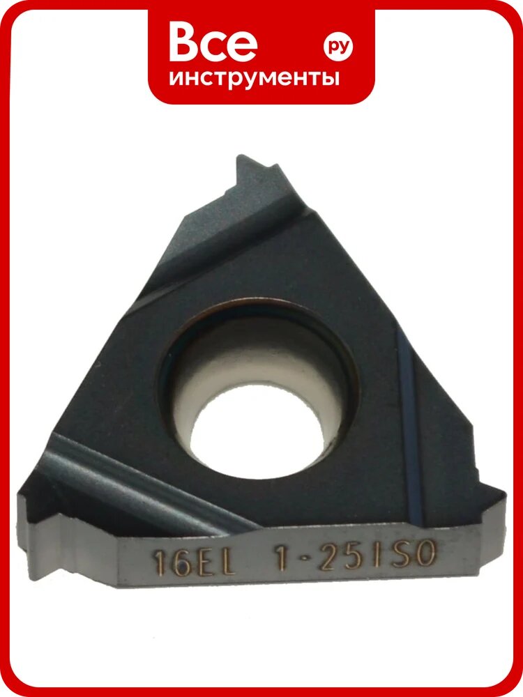 Пластина твердосплавная резьбовая 16EL1.25ISO CP20 Debever Machining Solutions 16EL125CP20