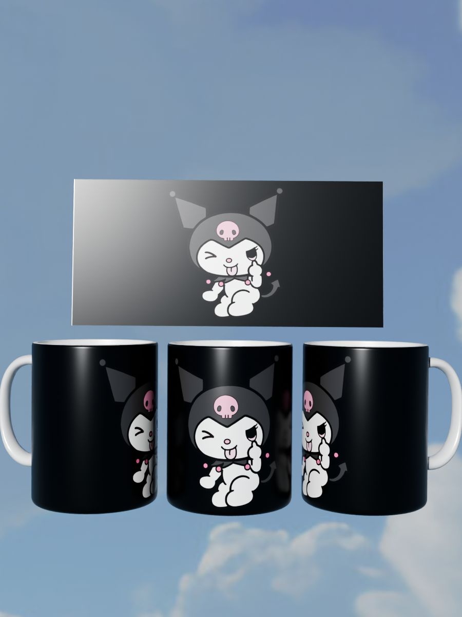 Кружка "Hello kitty, kuromi, хеллоу китти, куроми"