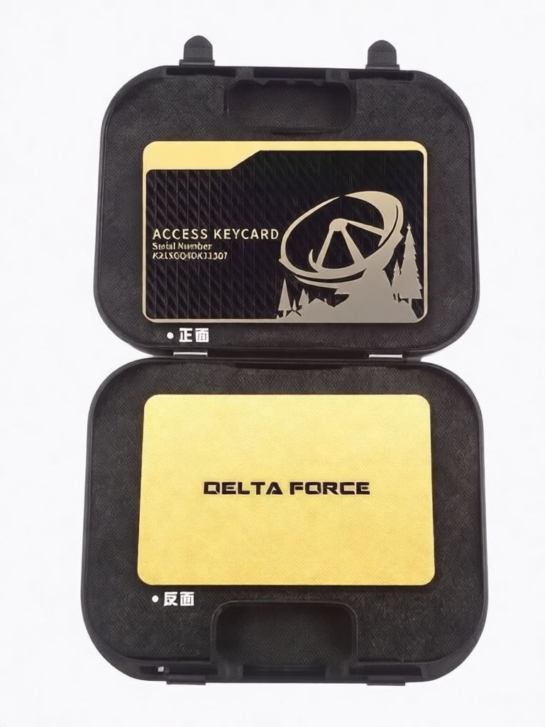 Металлическая ключ-карта с NFC по игре Delta Force Долина Лонггонг, Королевский люкс отеля
