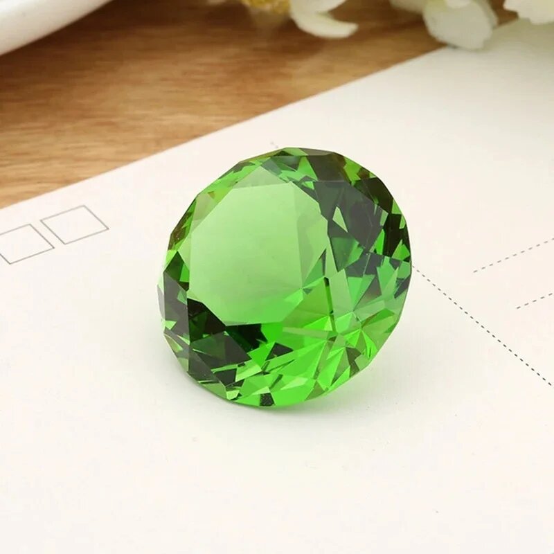 Хрустальная фигурка K9 80 мм Изумрудный, green