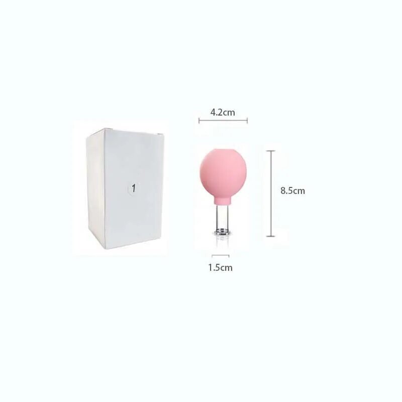 Розовый массажер для лица, Pink, size 1