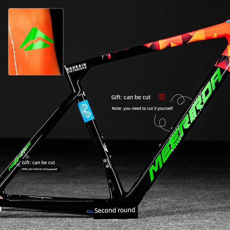 Наклейка для велосипеда Merida Tera 1000D Road Bike Down Tube и Head Tube, агатовый зеленый