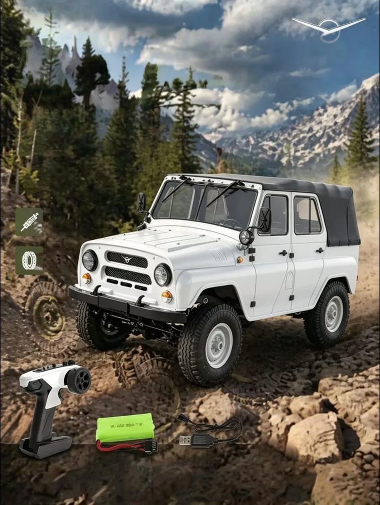 WPL C94 UAZ-469 1:12 Радиоуправляемый внедорожник, модель автомобиля, игрушка для мальчиков