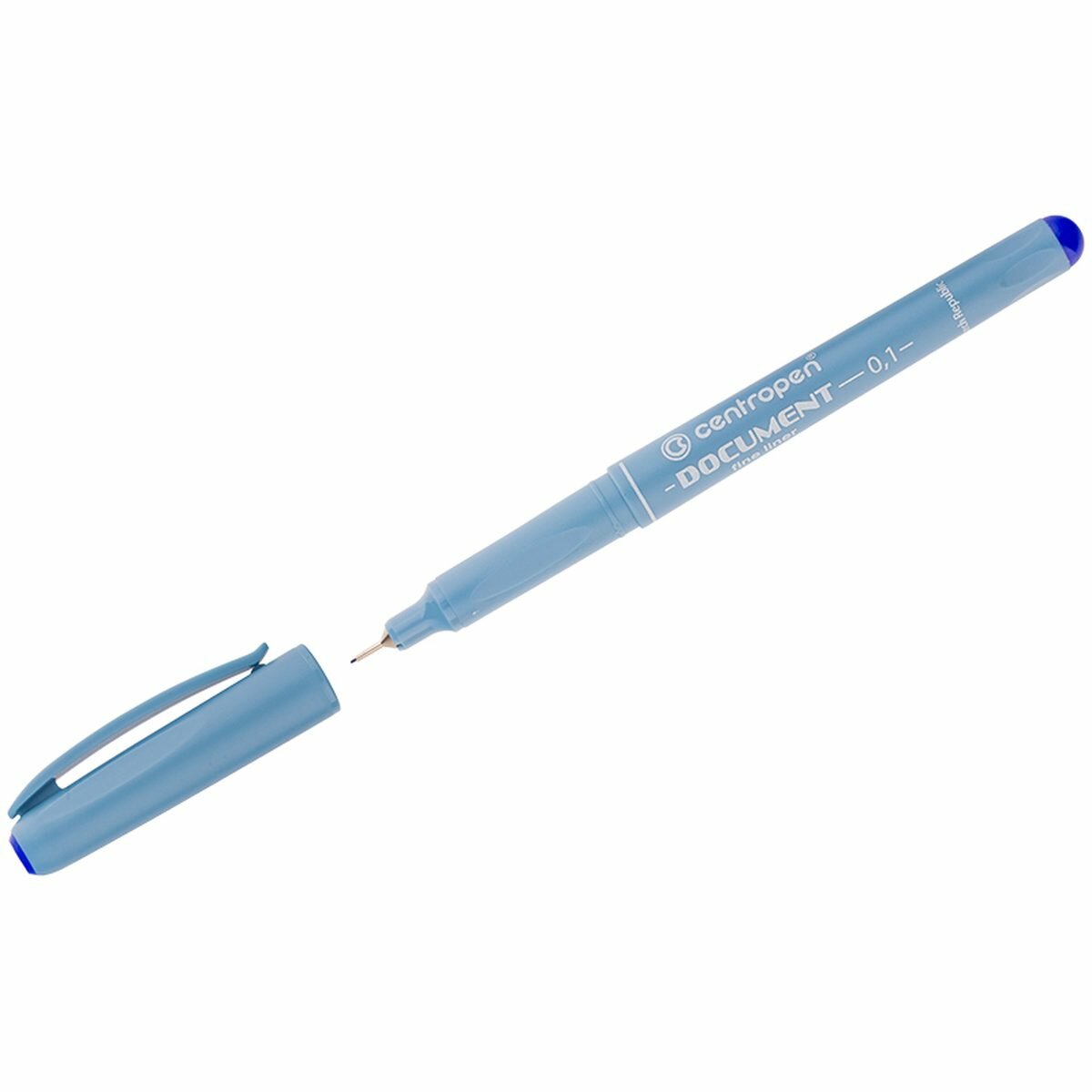 Ручка капиллярная Centropen Document 2631 (0.1мм, трехгранный захват, синяя) (2 2631 0110), 200шт.