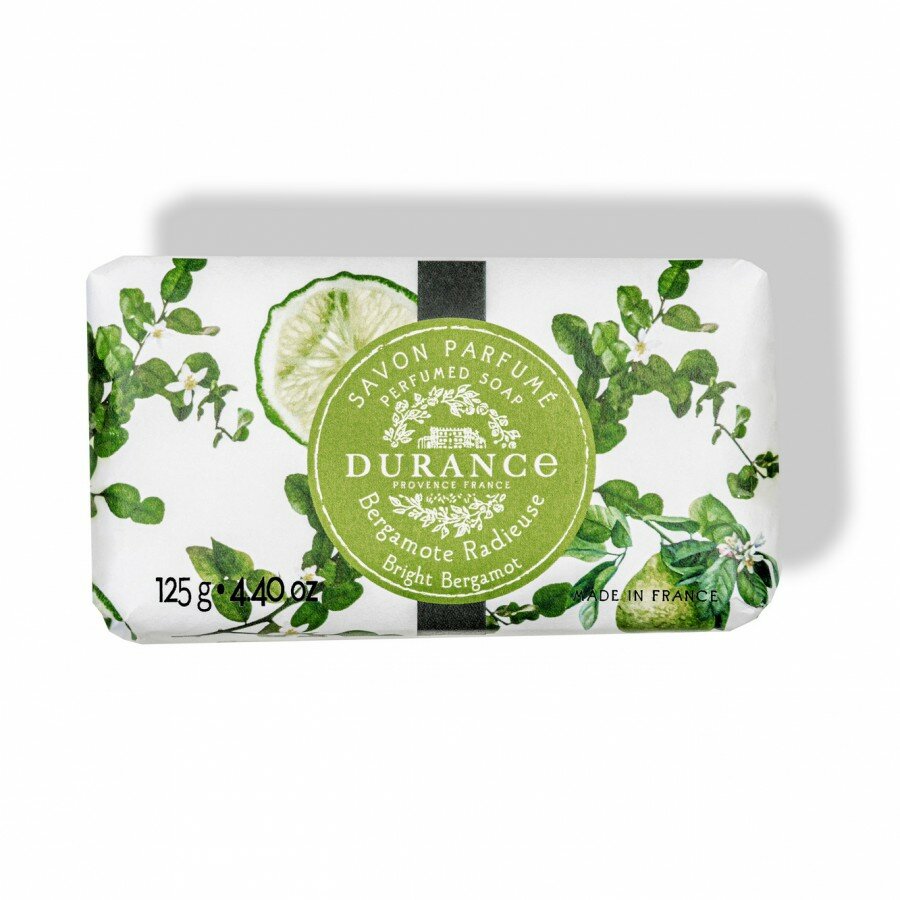 Кусковое мыло Bright Bergamot Durance Яркий бергамот, 125 г