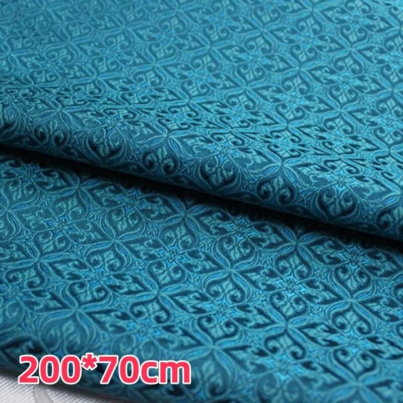 Ткань для чипао 200см *75 см ручной жаккардовый шелк сатин в китайском стиле