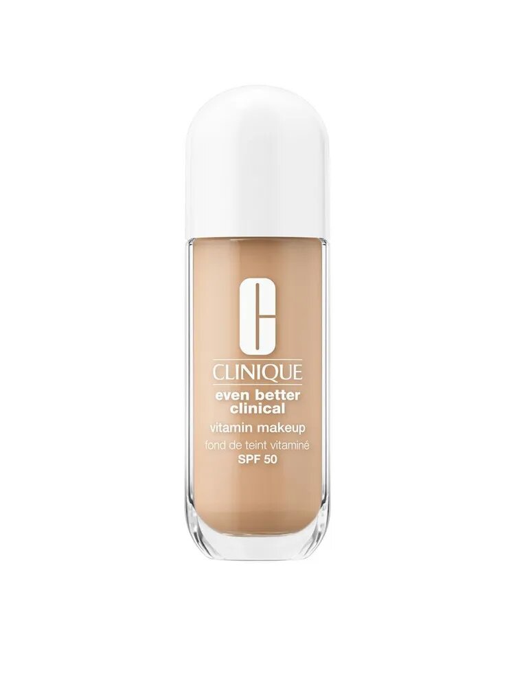 Clinique Тональный крем для лица ухаживающий с витамином С Even Better Clinical Vitamin Makeup, SPF 50, тон Light Medium Cool 2, 30 мл