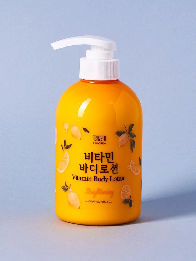 TENZERO Витаминизированный лосьон для тела с осветляющим эффектом 500мл Brightening Vitamin Body Lotion
