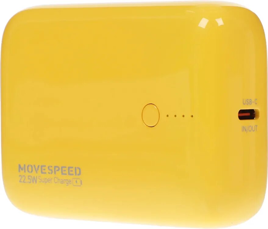 Внешний аккумулятор (Power Bank) MOVESPEED YSPBQ10-22, 10000мAч, желтый