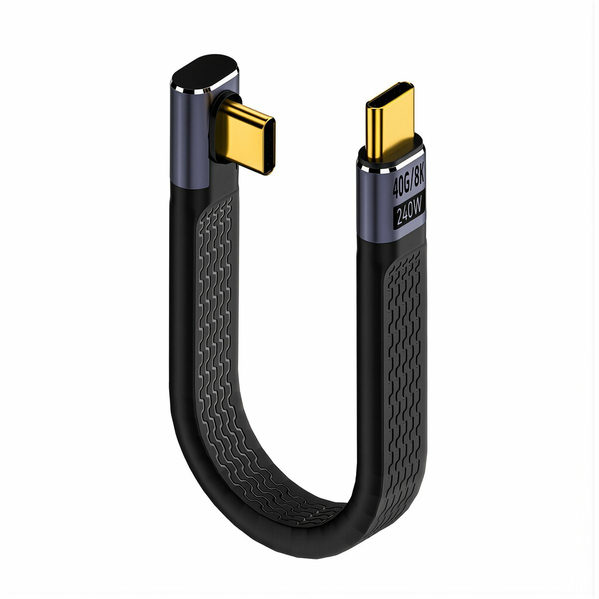 Кабель для подключения док станции Type-C на Type-C 240W быстрая зарядка 40 Гбит/с 8К видео совместим Thunderbolt 3 4 USB4